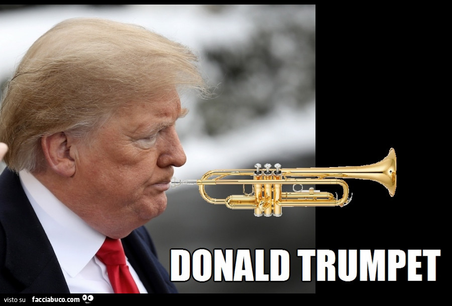 Donald Trumpet - Facciabuco.com