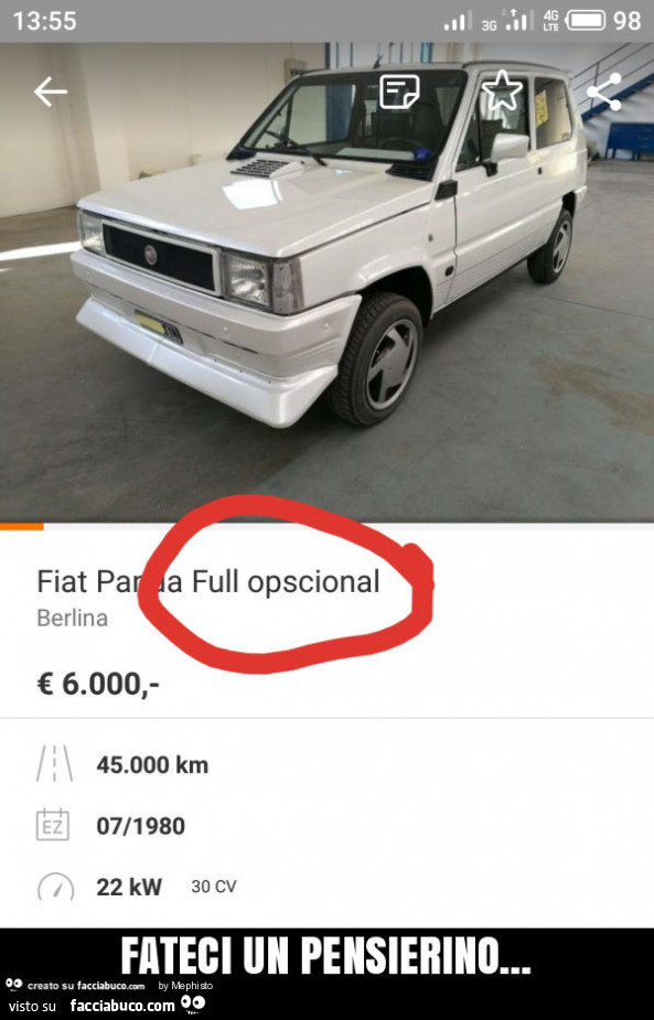 Tutti i meme sulla Fiat Panda - Facciabuco.com