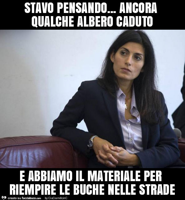 Tutti i meme su Virginia Raggi - Facciabuco.com