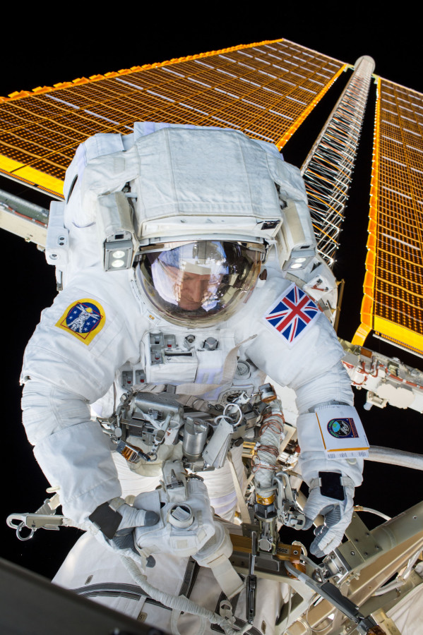 L'astronauta Tim Peake in EVA, Extra Vehicular Activity.… - Facciabuco.com