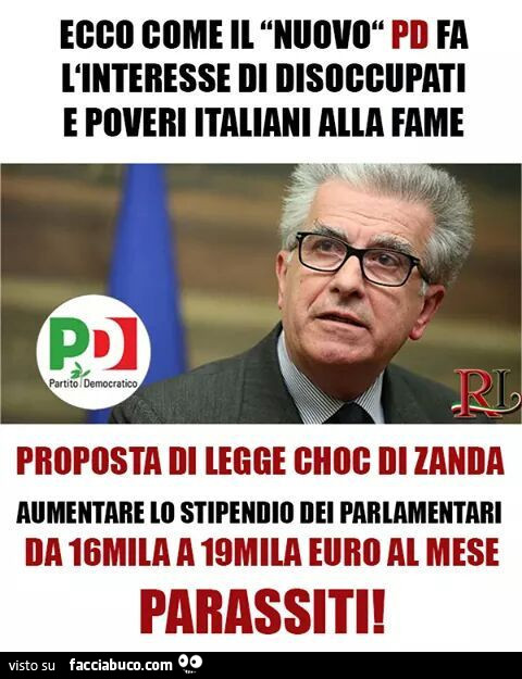 Tutti i meme sul Partito Democratico - Facciabuco.com
